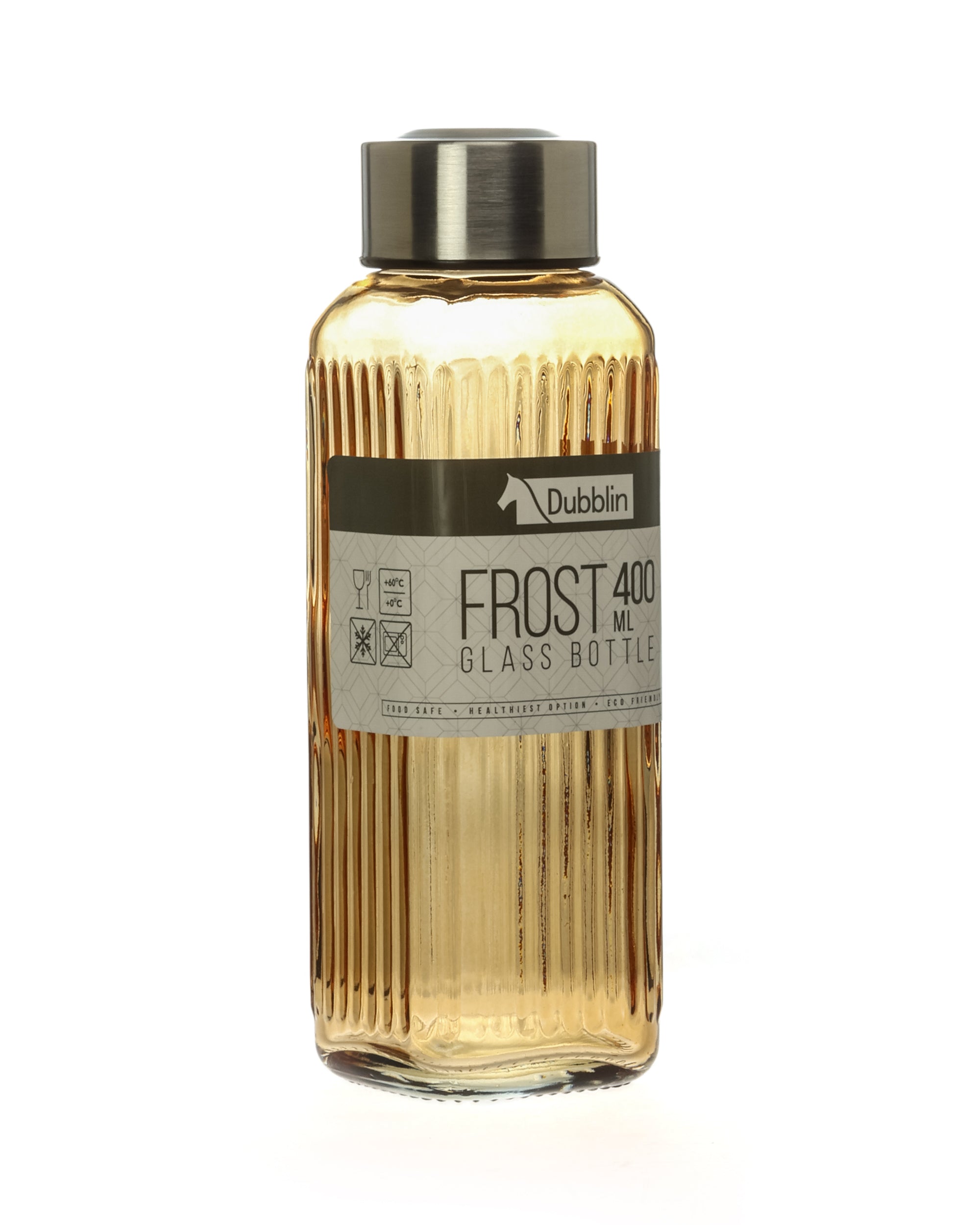 DUBBLIN FROST BORO GLASS BOTTLE 400ML – Poppat Jamals